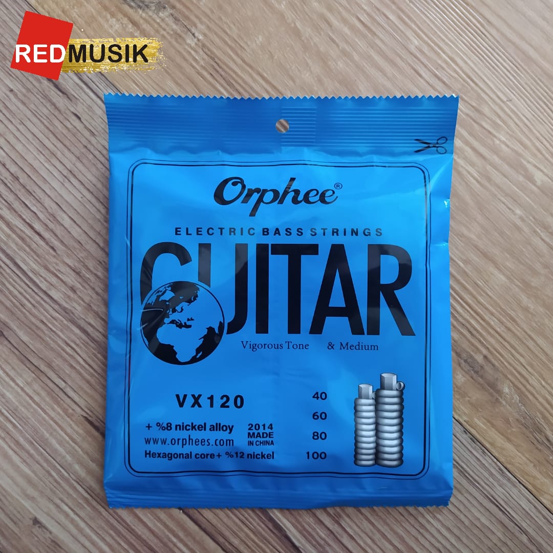 Senar Bass Orphee VX120 - Red Musik Bali