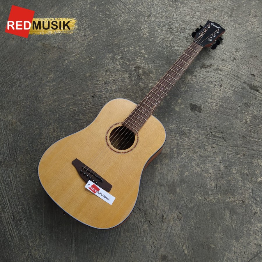Gitar Grande GW125NA GW-125NA 3/4 Gitar Akustik Guitar - Red Musik Bali