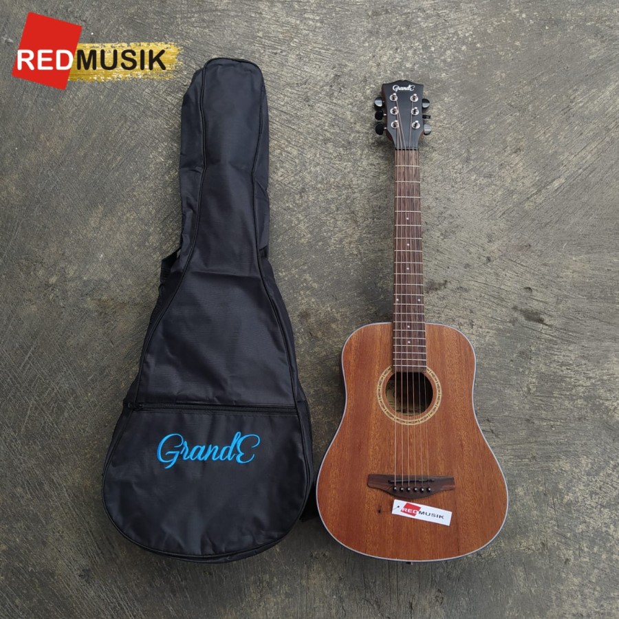 Gitar Grande GW125NS GW-125NS 3/4 Gitar Akustik Guitar - Red Musik Bali