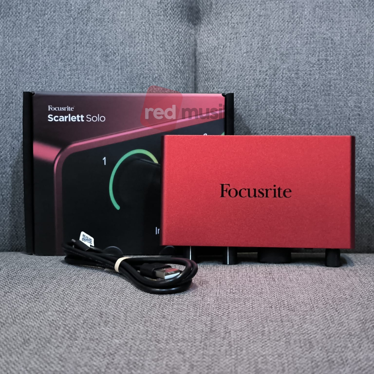 Focusrite Scarlett Solo 4th Gen Generation - Red Musik Bali
